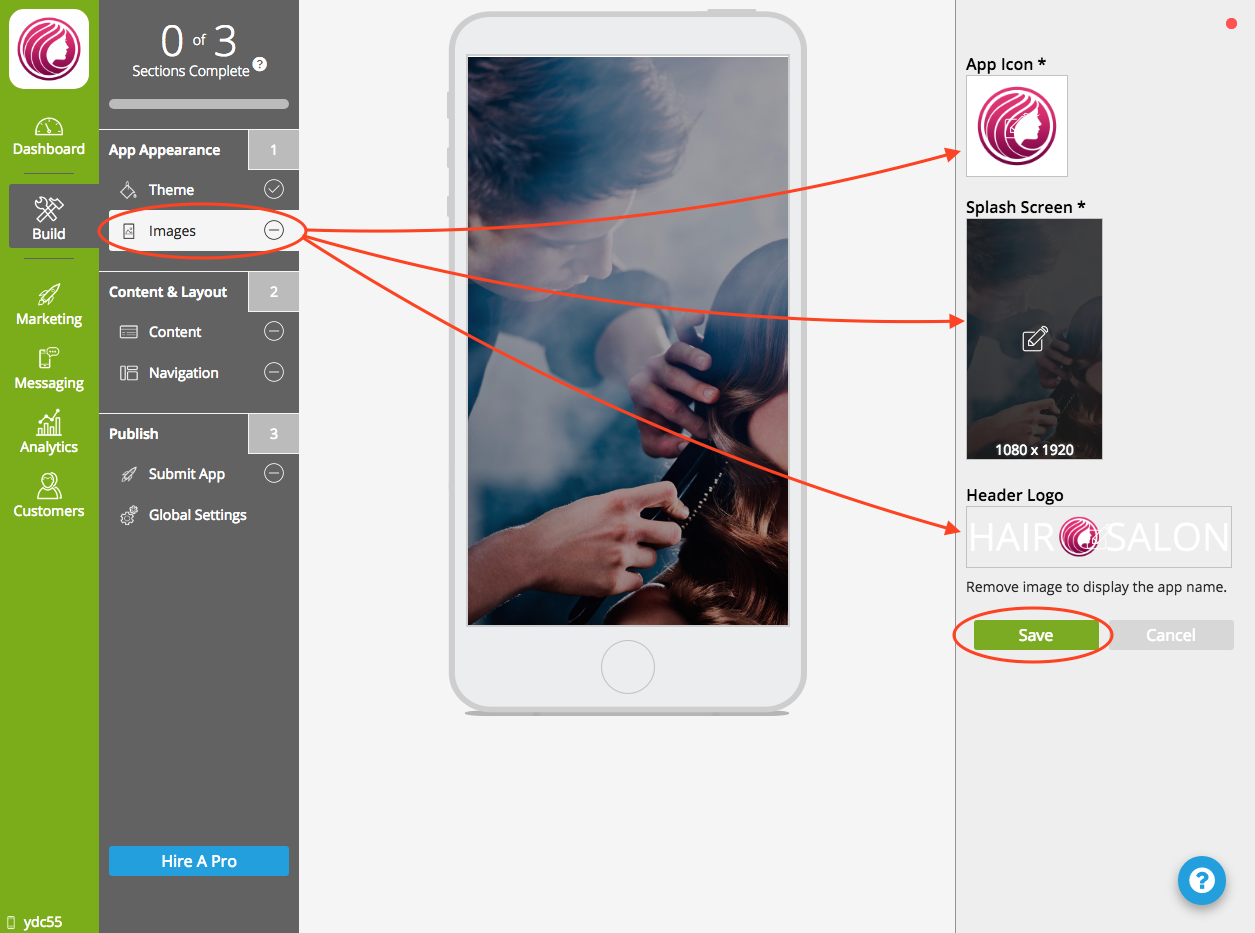 Launch your own client mobile app – Bookedin Support Desk