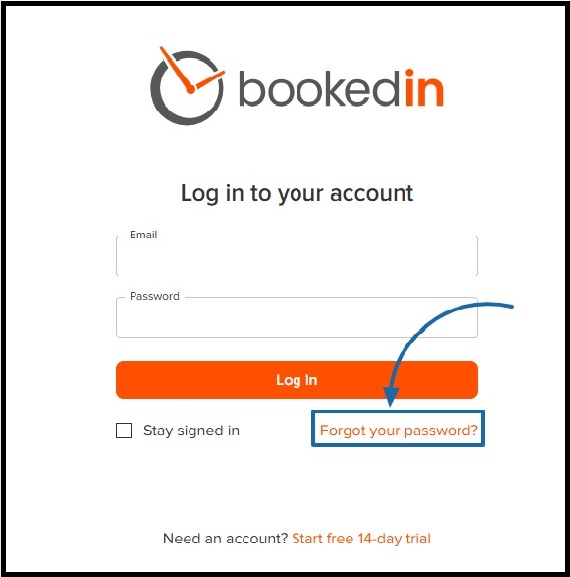 How to reset my Bookedin account password? – Bookedin Support Desk