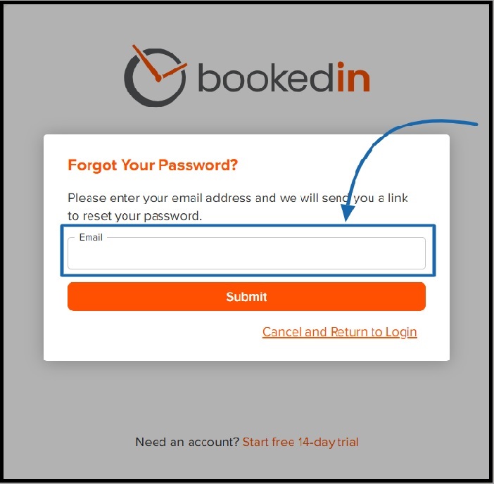 How to reset my Bookedin account password? – Bookedin Support Desk