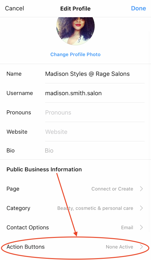 Facebook & Instagram "Book Now" buttons – Bookedin Support Desk